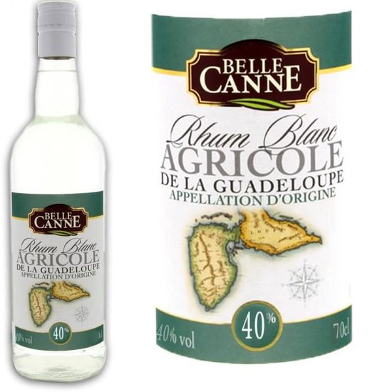 Rhum Blanc Guadeloupe 50° 70cl - La cave Cdiscount
