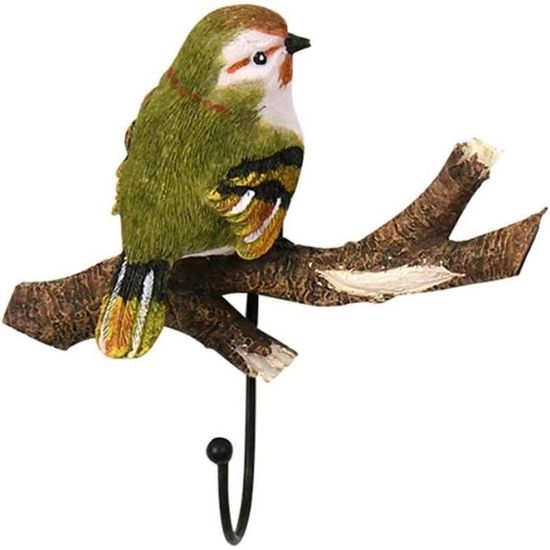 Patère Décoration Murale Simple Et Moderne Patère Oiseau Porte-Clés ...