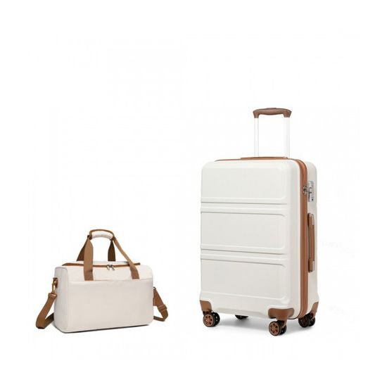 Set de 2 Valises de Voyage Rigide Bagage Cabine 55x40x22cm à 4 ...