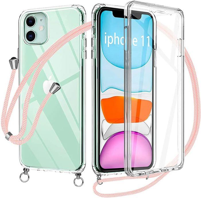 Coque en corde à 360 degrés pour iPhone 11 6,1 avec protection d'écran ...