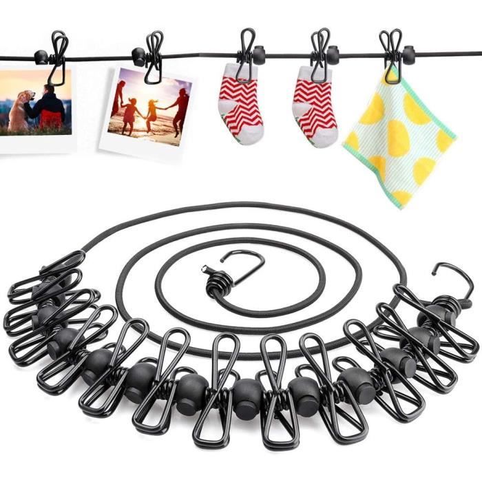 Corde À Linge Élastique, Corde À Linge, Corps À Linge Réglable Avec ...