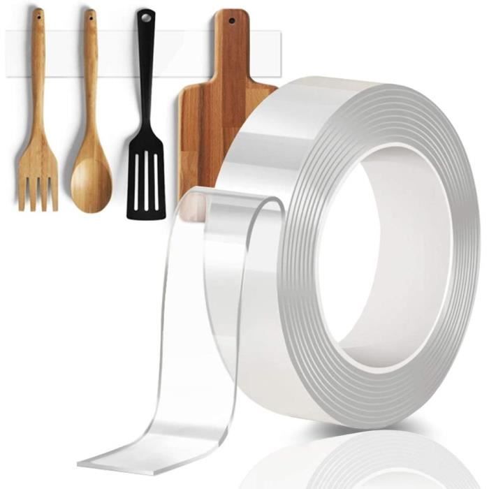 Bricolage Multiprise ZoneYan Ruban Adhésif Lavable, Transparente Nano ...
