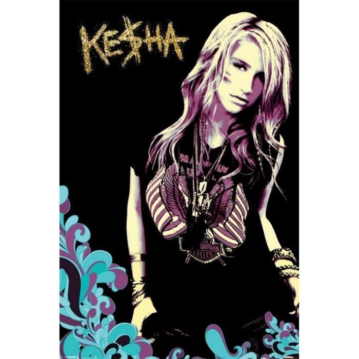 Kesha - 61x91,5cm - AFFICHE - POSTER - Cdiscount Maison