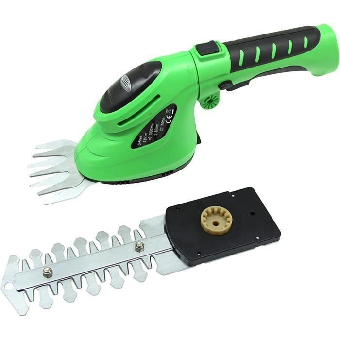 Taille-haie électrique sans fil,mini tondeuse à gazon,outil de jardin à ...