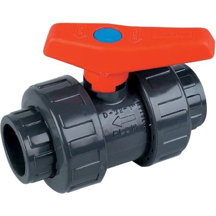 Vanne PVC à coller - Diamètre 50 mm - Cdiscount Bricolage