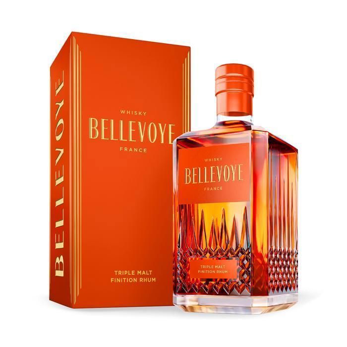BELLEVOYE Orange - Whisky Triple Malt - Whisky Français Bellevoye - 40 ...