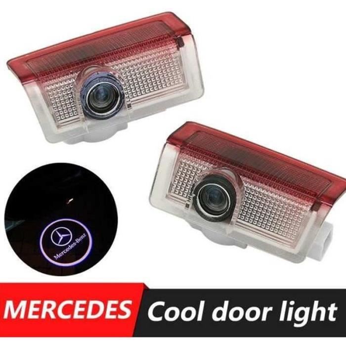 2pcs LED Projection Logo Ghost Shadow Light Car Porte de voiture ...