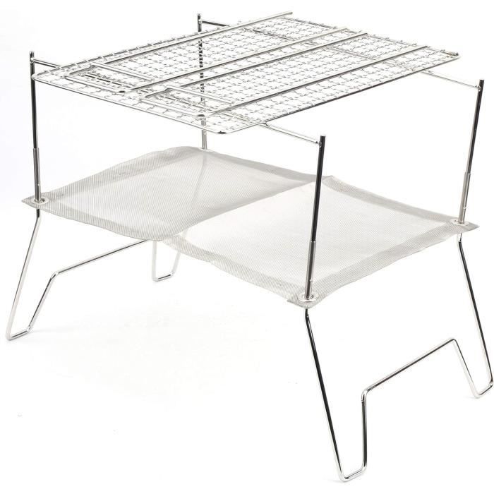 Barbecue À Charbon Portable, Table De Bureau Pliable En Acier ...