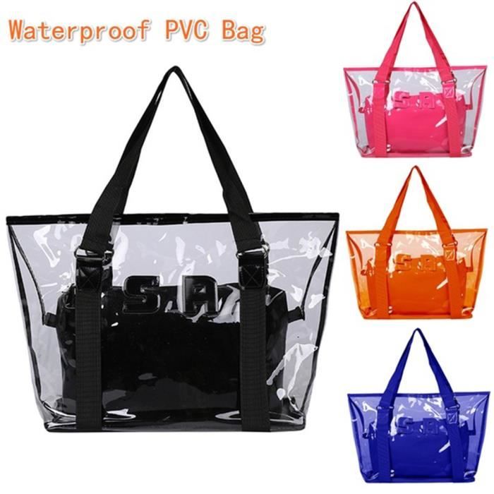 Sac Transparent Pvc Lettre Paule Luxe - Cdiscount Bagagerie - Maroquinerie