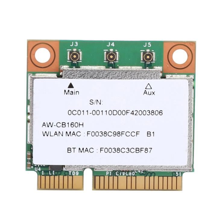 SAL Carte Réseau Gigabit AC1300M MINI Support d'Interface PCI-E pour ...