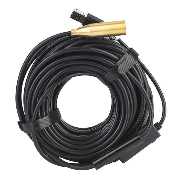 Caméra endoscope Câble Extérieur 20M Câble en Usb-20M-8.5Hd 3 en 1 5 ...