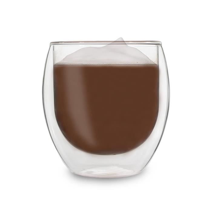 Verre à double paroi - Feelino by Klarstein - DUOS Jumbo - Set de 4 ...