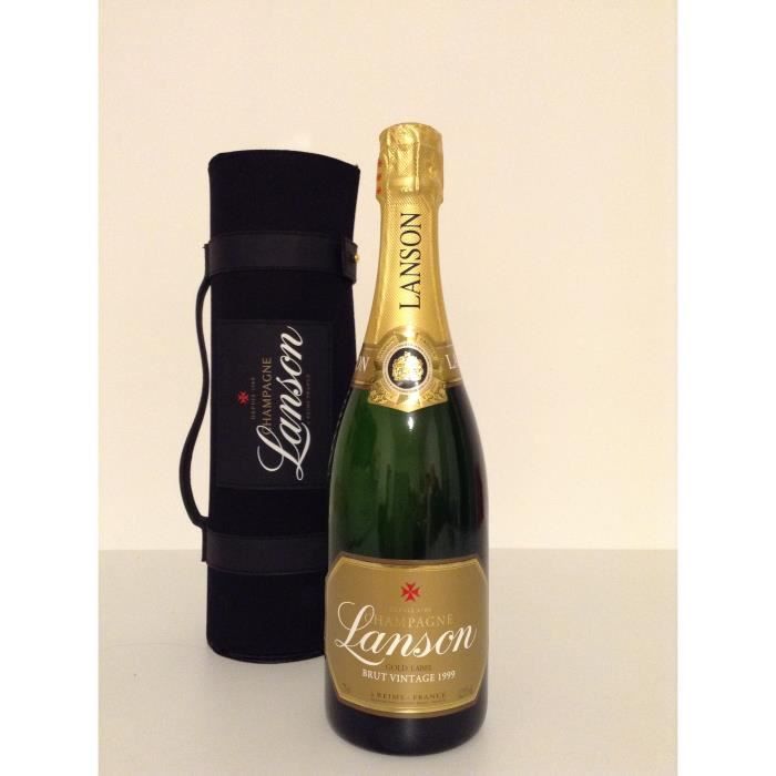 Champagne Lanson Gold Label 1999 coffret Noel - La cave Cdiscount