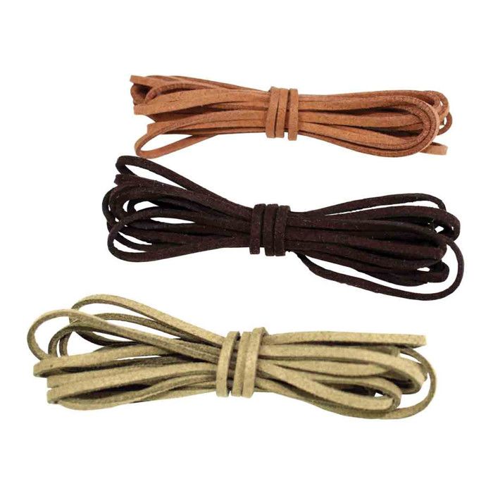 Lacet plat en suédine Marron clair foncé taupe 3 mm x 2 m - Cdiscount ...