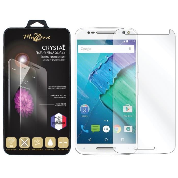 Vitre de protection écran ULTRACRYSTAL pour MOTOROLA MOTO 3X - X STYLE ...