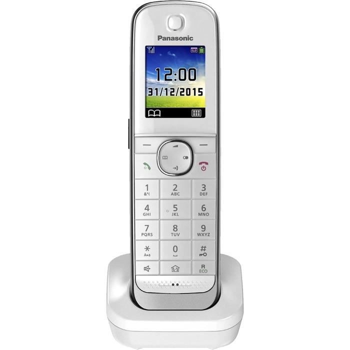 Téléphone sans fil - PANASONIC - KX-TGJA30EXW - Écran 1,8 pouces ...