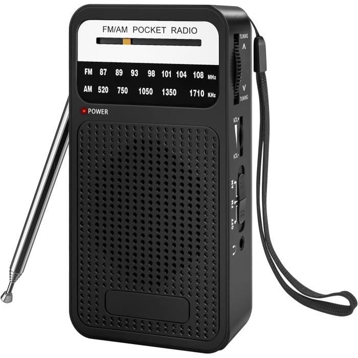 Radio Portable FM-AM(MW), Mini Radio Transistor avec Haut-Parleur ...