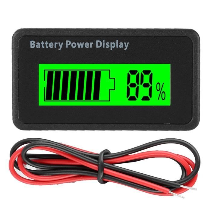 Sonew Volt-mètre GY-6H Affichage de Puissance Batterie 12-48V Voltmètre ...