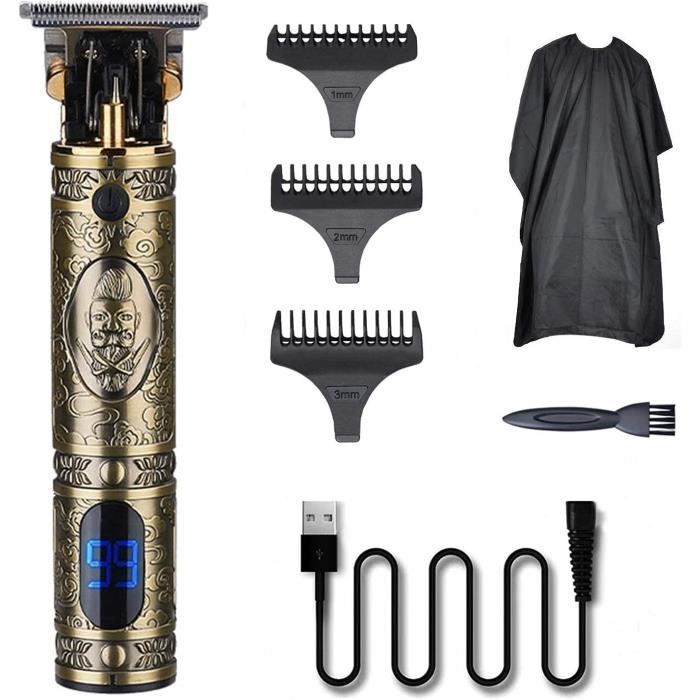 Tondeuses Cheveux Hommes Professionnelle Tondeuses Rechargeable Sans Fil Tondeuse à Cheveux ...