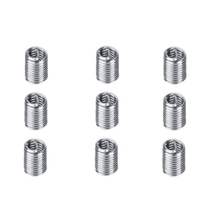 TMISHION insert fileté 100 pièces M2 en acier inoxydable SS304 inserts ...