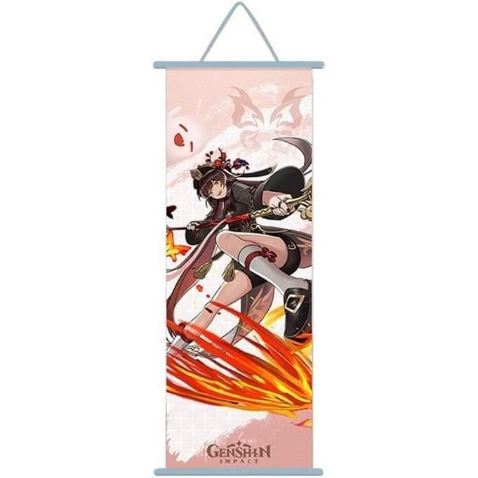 Genshin Impact Poster Genshin Impact Hu Tao Poster À Roulettes Grand ...