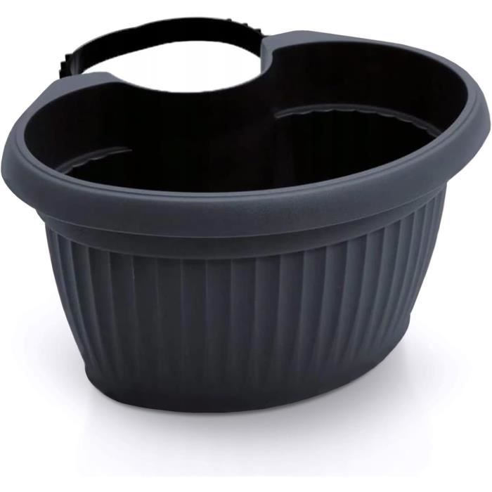 Bassin ovale en plastique avec façade en caoutchouc 12-27, adapté aux ...