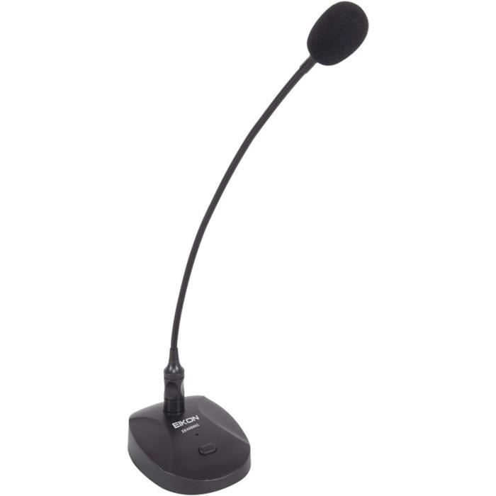 Eikon Ek40Bmg Microphone De Bureau Avec Base Micro Pour Annonces ...