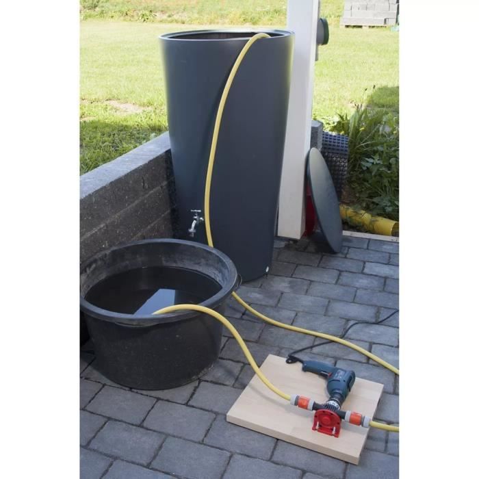 3472|Joli|wolfcraft Pompe alimentée par perceuse 3000 l-h S=8 mm ...