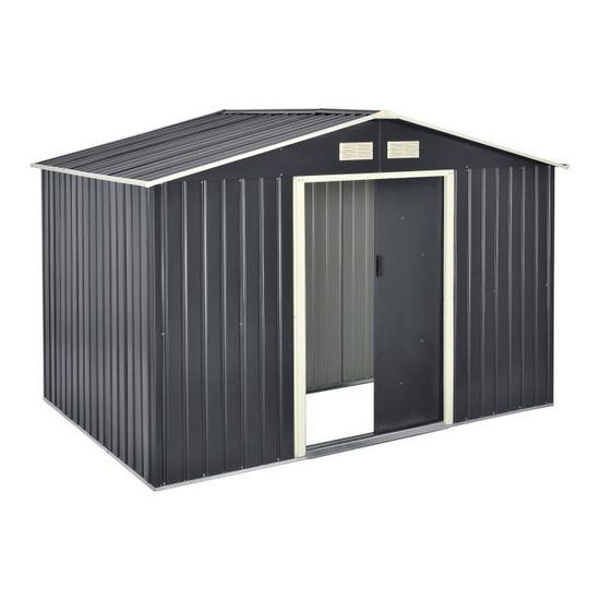 Abri de Jardin 9 m³ Robuste Cabane de Stockage Extérieur Cabane à ...