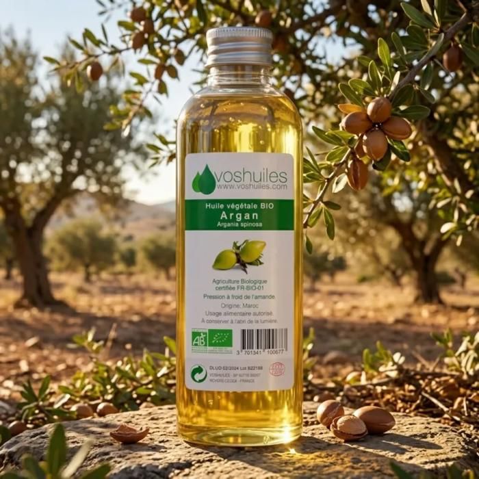 Huile Végétale BIO d'Argan Conditionnement 100ml - Cdiscount Au quotidien
