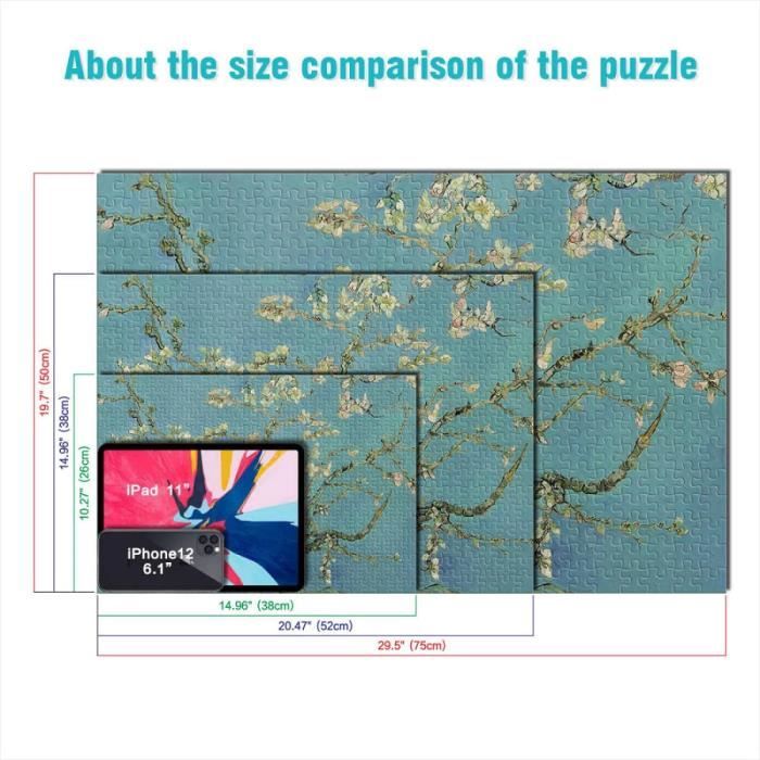 Puzzle 1000 Pièces Pour Adultes Mini Puzzles Ville De Terre De Dessin ...