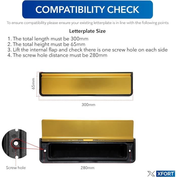 Doormaster Boîte Aux Lettres De Porte Sécurisée De Qualité Supérieure ...