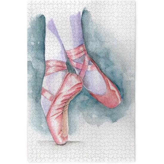 Puzzle Danseuse de Ballet - 1000 pièces - 75x50cm - Pour Adultes et ...