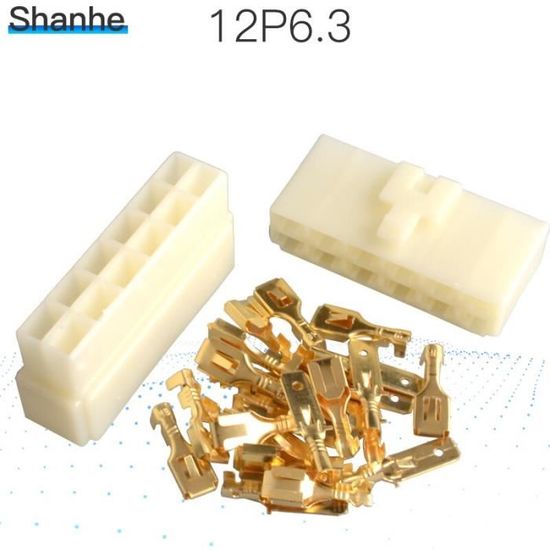 1set 12pin - Connecteur de fil électrique automobile, mâle femelle, Kits de prise de câble, moto ...