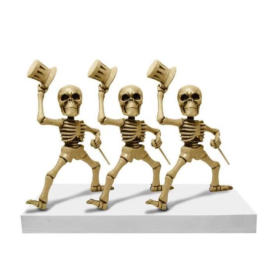 Dancing Skeletons Bobblehead Set Sculpture Bobbleh j382 - Cdiscount ...