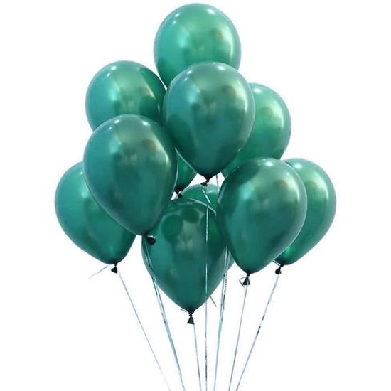 Ballons Turquoise 100 Pièces 30Cm Ballons Latex Hélium, Ballons ...