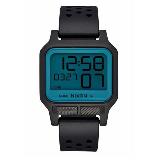 Montre - Nixon - Heat - Noir/Aqua Positive - Digital - Sportif - 8 mm ...