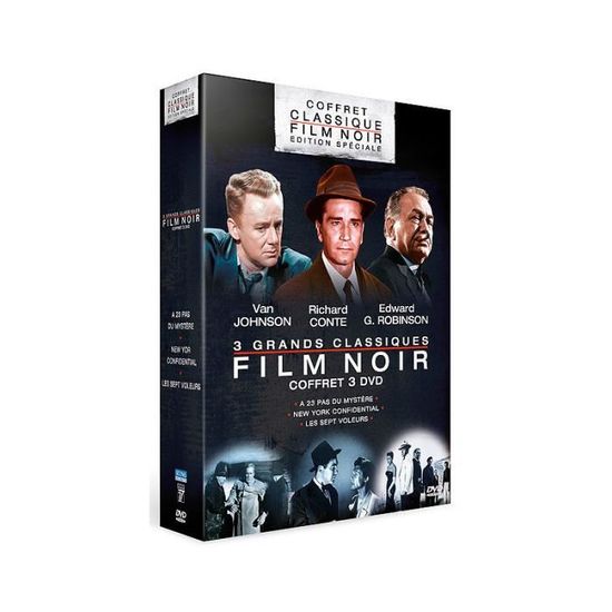 Coffret classique Film noir : Sept voleurs + New York Confidential + A ...