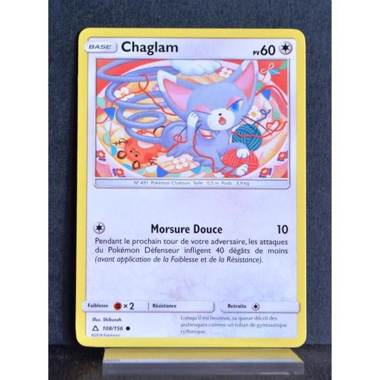 Carte Pokémon 108-156 Chaglam SL5 - Soleil et Lune - Ultra Prisme NEUF ...