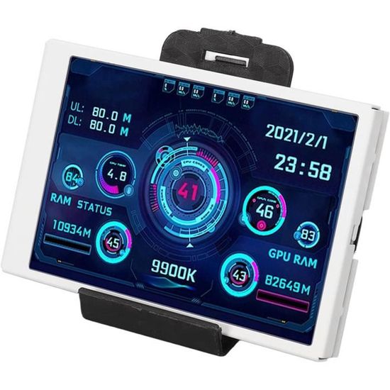 Mini Écran Ips Usb 3,5 Pouces, Aida64 Pc Cpu Ram Data Monitor Pc ...