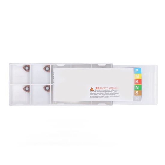 YOSOO Coupe-insertion tournante 10 pièces tournant insérer carbure lame tour fraisage CNC ...