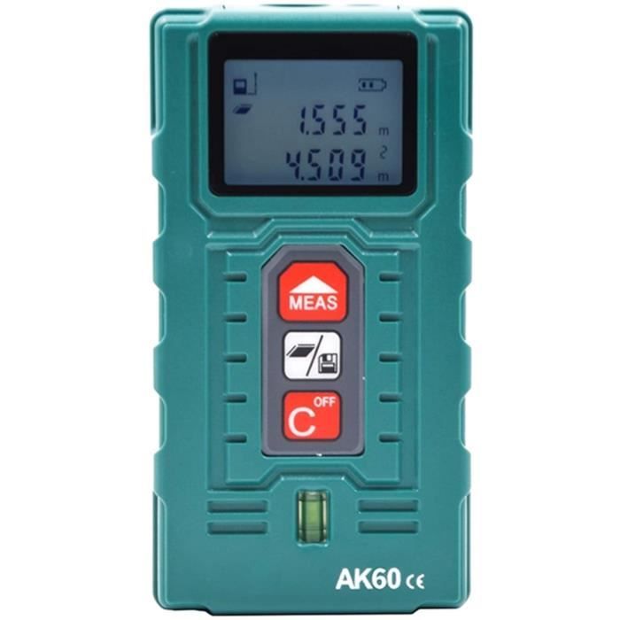 Télémètre laser, avec niveau à bulle, haute précision anti-impact et ...