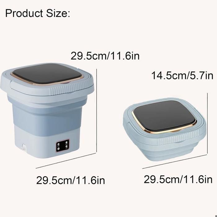 Mini lave-linge,Petit lave-linge électrique pliable,machine à laver ...
