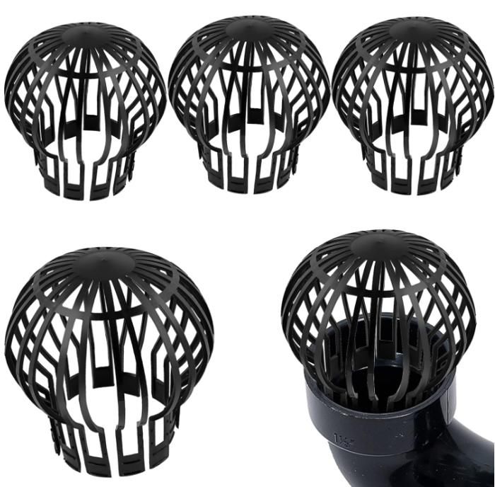 Lot de 4 Crapaudines pour Gouttière Protections de Gouttière 14.5x11cm ...