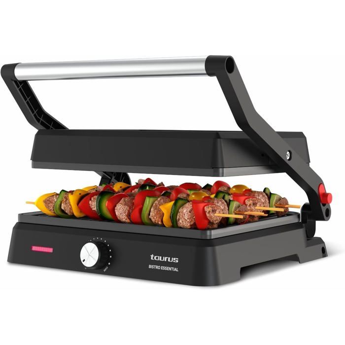 Taurus - Grill Essential 2600W 2-en-1: Grill et Plancha Plaques Stair ...