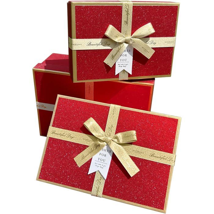 Coffrets cadeaux, lot de 3 coffrets de présentation haut de gamme avec ...