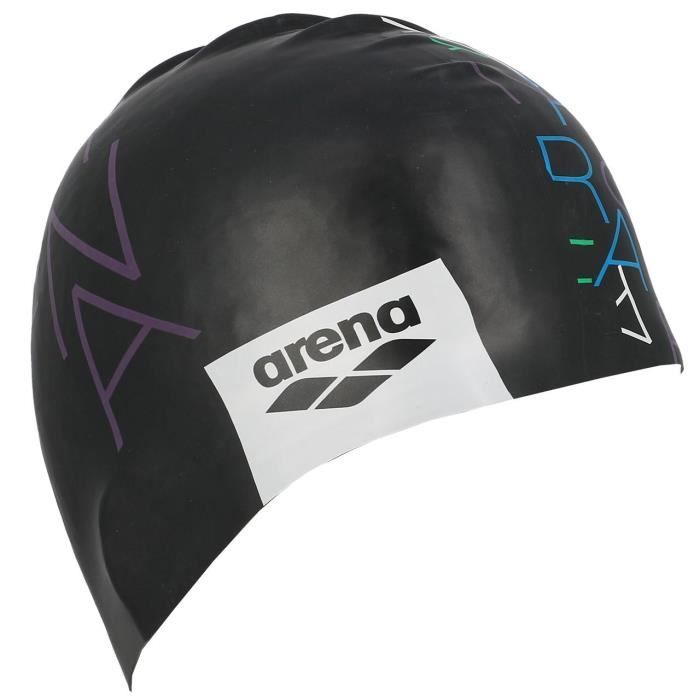 Bonnet de bain Sirene cheveux longs alida black - Arena UNI Noir ...