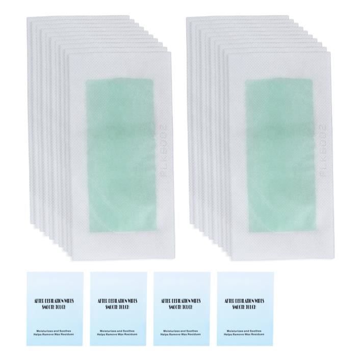 Atyhao Bandes de cire pour le visage Kit de 40 bandes de cire double ...