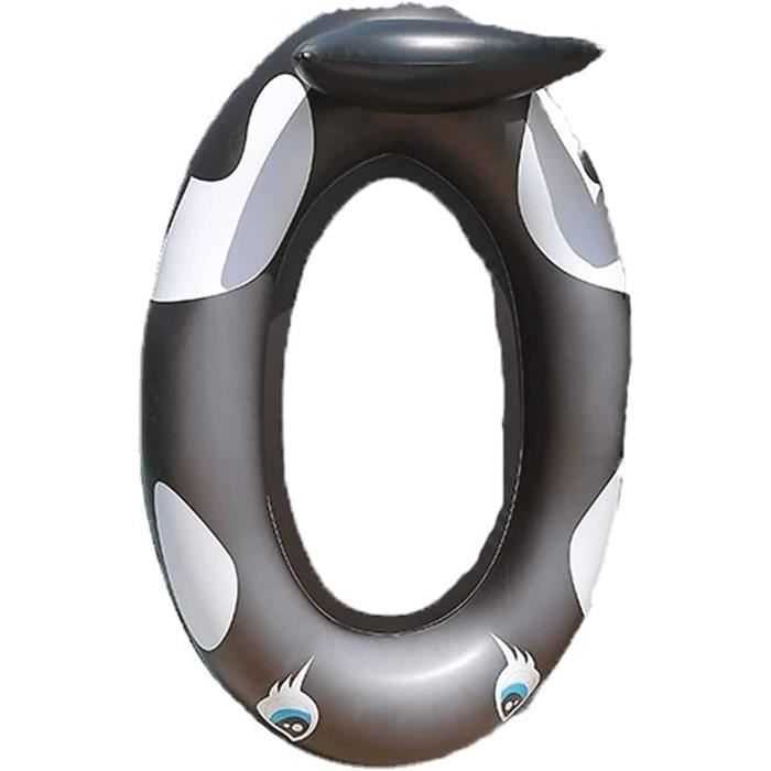 Piscine Flotteur Radeau Gonflable Piscine Flotteur Mignon Baleine Noire ...