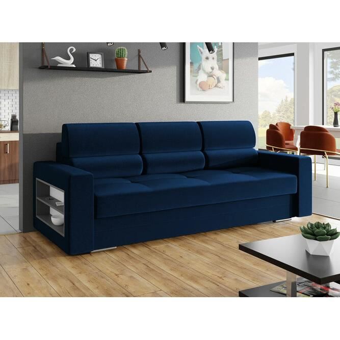 Canapé - Canapé-lit Decatur 100 452355 - Amor Velvet 4314 - 236x88x92cm ...